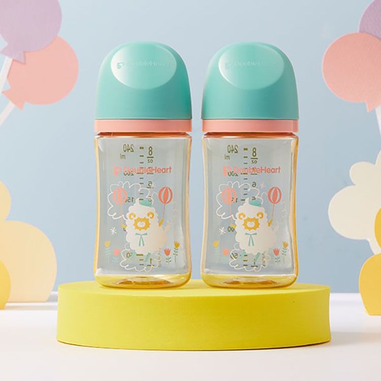 더블하트 모유실감 3세대 Ppsu 젖병 하늘을날꼬양 240ml 트윈팩젖꼭지미포함 홈플러스 택배배송