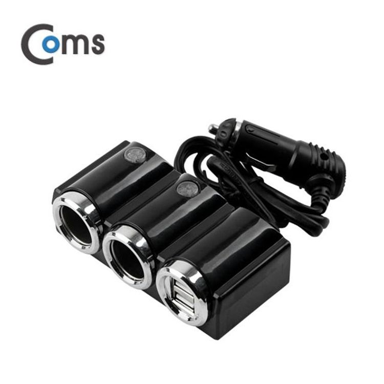 Coms 실용적인 N62739aeb31 12v 차량용 시가 소켓 2포트2구 홈플러스 택배배송