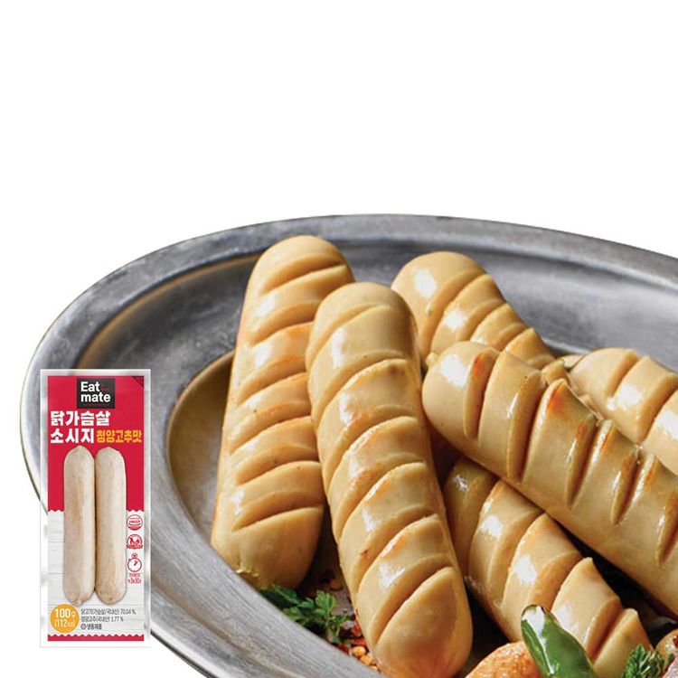 잇메이트 닭가슴살 소시지 고추맛 100gx11팩11kg 홈플러스 택배배송