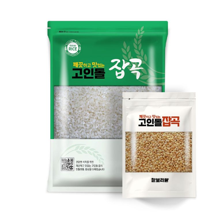 고인돌 쌀3kg 고시히카리 강화섬쌀 찰보리200g증정 홈플러스 택배배송