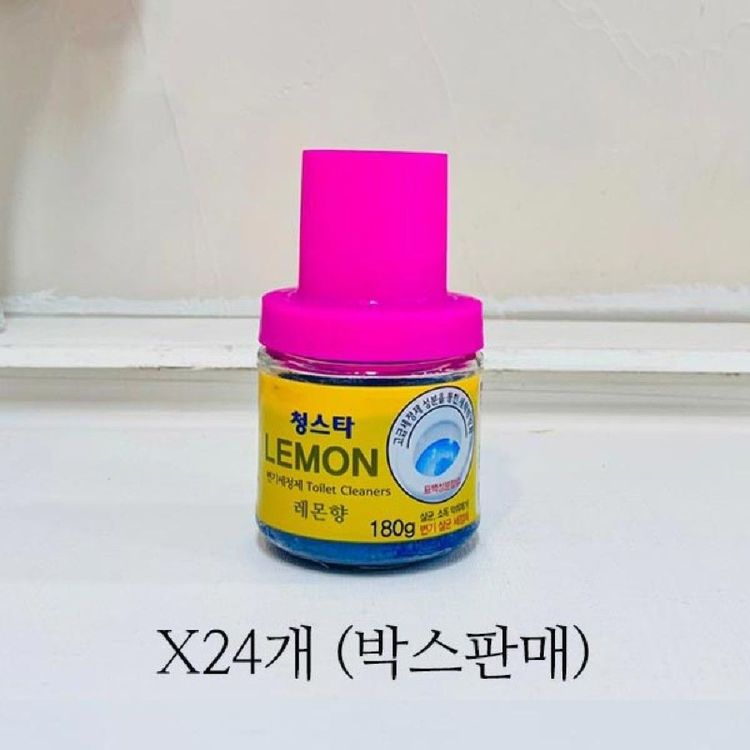 박스판매청스타 변기세정제 레몬향180g24개 홈플러스 택배배송
