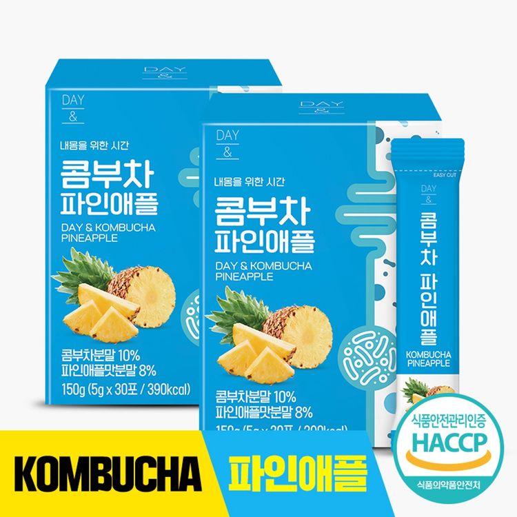 참앤들황토농원 데이앤 콤부차 파인애플 30포 2박스 홈플러스 택배배송