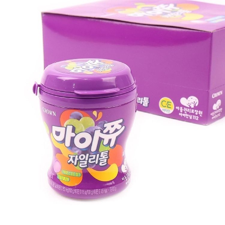 크라운 마이쮸 자일리톨 포도 110g 1타스 6개입 홈플러스 택배배송