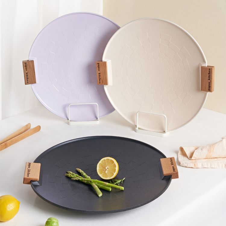 파파스키친 어썸 Ih 세라믹코팅 캠핑 그리들팬 38cm 라벤더 홈플러스 택배배송
