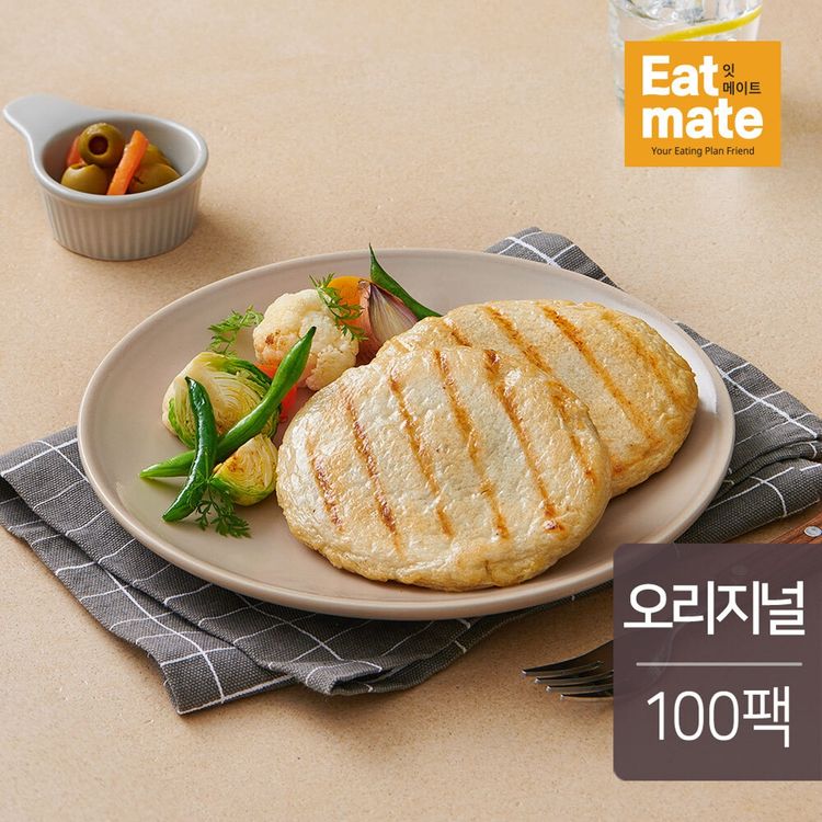 랭킹닭컴 잇메이트 프로틴 어묵스테이크 오리지널 100gx100팩10kg 홈플러스 택배배송