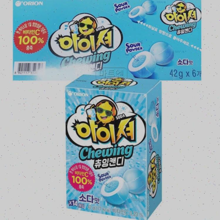 오리온 아이셔 츄잉캔디 소다맛 42g 6개입 홈플러스 택배배송