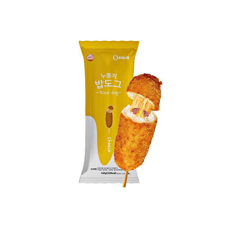 Boblee 누룽지 체다치즈 밥도그 250g X 4팩 홈플러스 택배배송