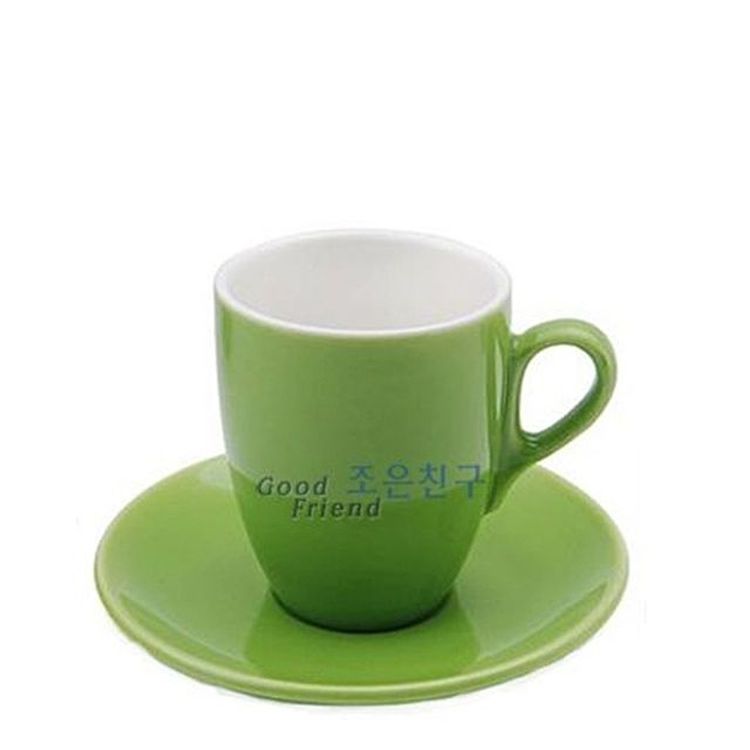 도자기 도피오 그린 커피잔 커피컵 머그컵 머그잔 홈플러스 택배배송