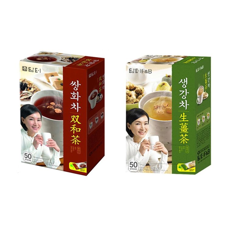 담터 쌍화차플러스 50t 2개생강차플러스 50t 2개 홈플러스 택배배송