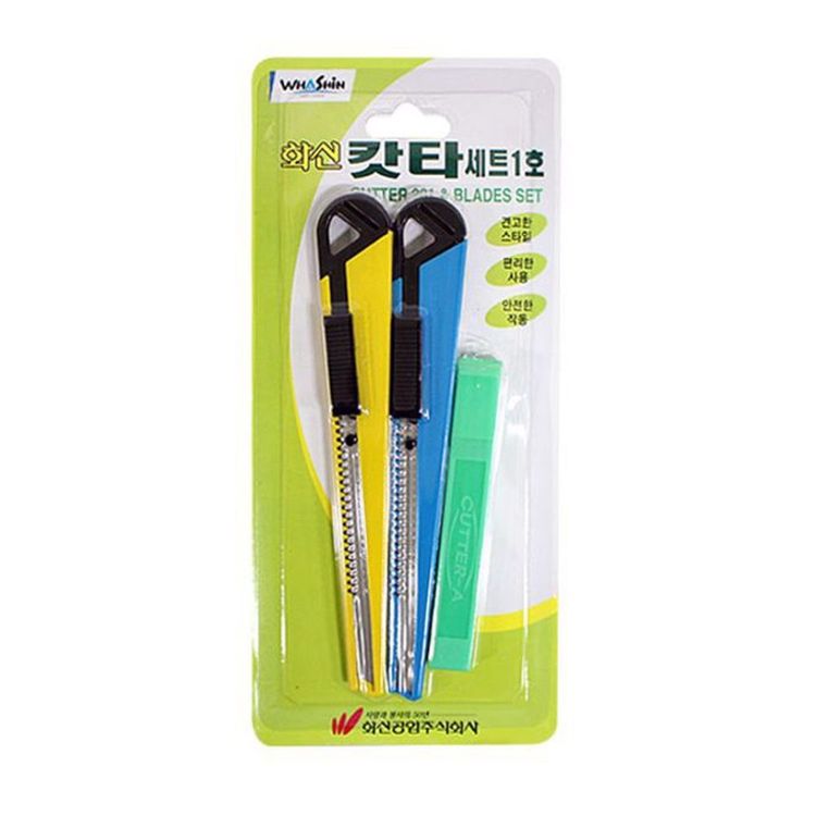 캇타 사무용 컷터칼 캇타칼 카타칼 커터칼 1호 세트 홈플러스 택배배송