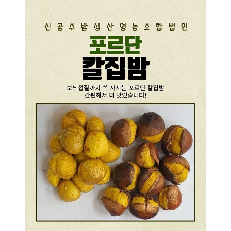 맛남의 광장 출연 에어프라이어 군밤용 포르단 칼집밤특 홈플러스 택배배송