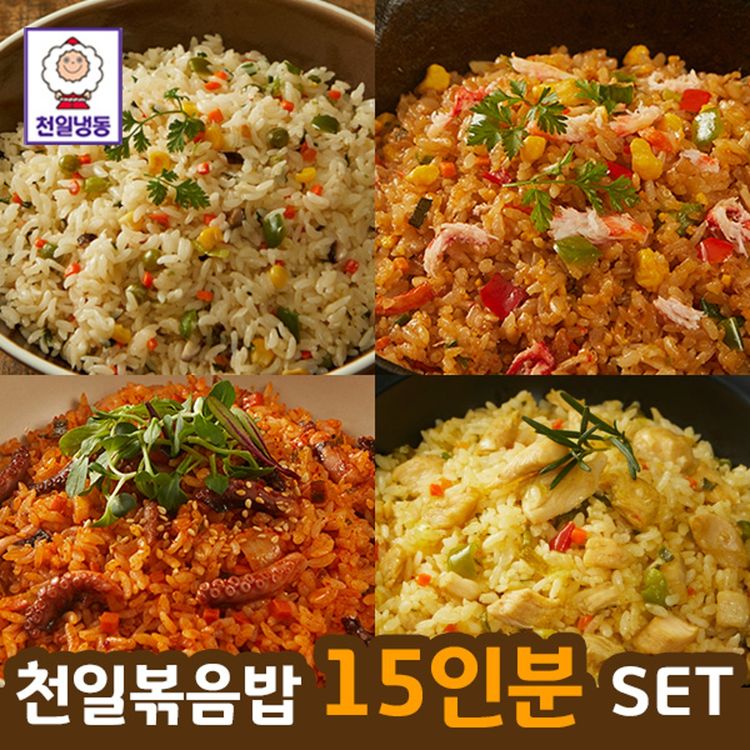 무료배송 천일식품 천일볶음밥 Best 11종 15팩세트 홈플러스 판매자택배