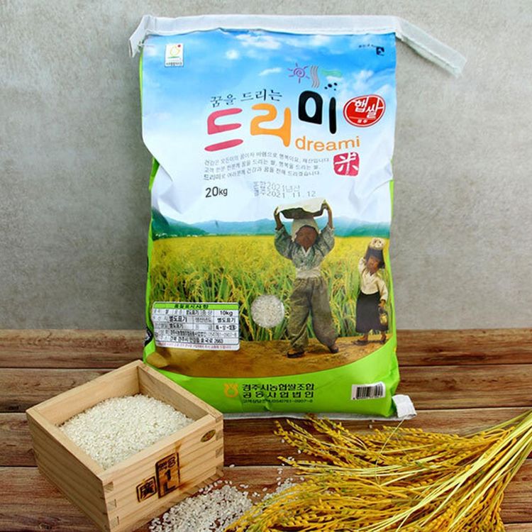 산지직송 22년 햅쌀 경주 농협 당일도정 드리미 쌀 20kg 홈플러스 택배배송