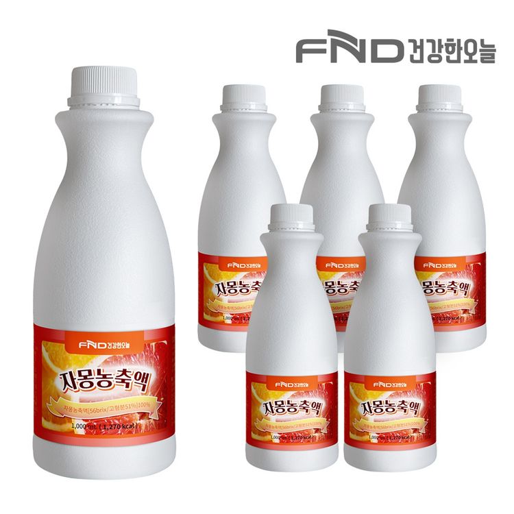 Fnd건강한오늘 자몽농축액 1l X 6통 홈플러스 택배배송