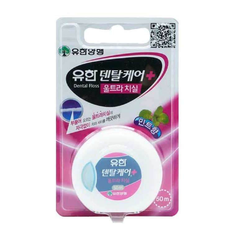 유한 덴탈케어 울트라치실 50m 구강청결 민트향 치실 홈플러스 택배배송