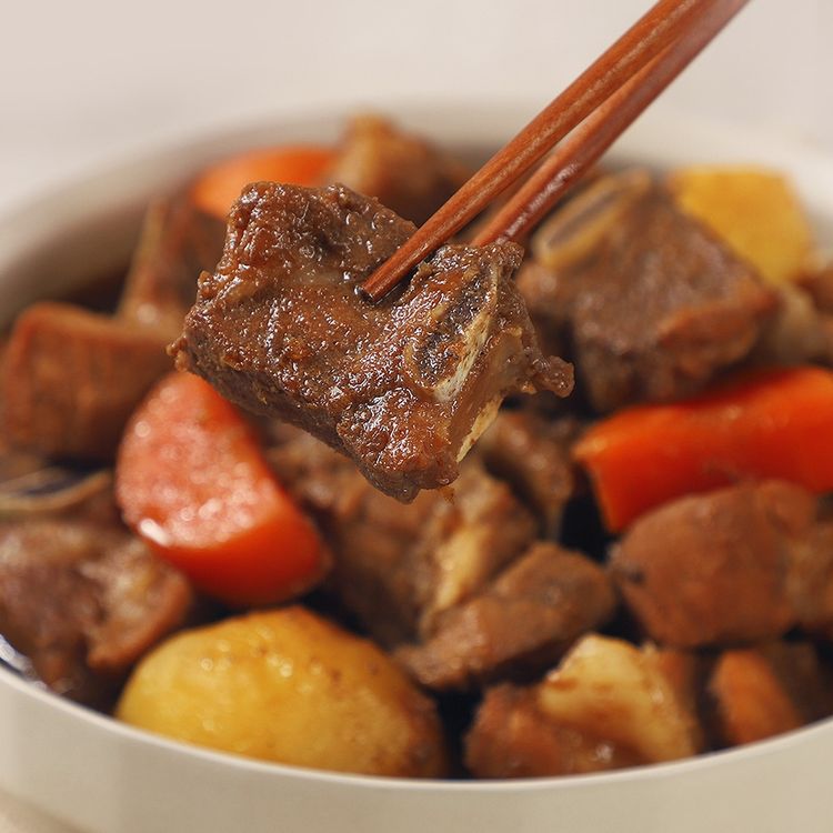 국내산 돼지로 만든 간장 돼지갈비찜 1kg 2~3인분 X 4팩 홈플러스 택배배송