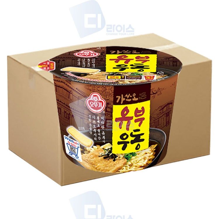 오뚜기 가쓰오유부우동 큰컵 24개 큰용기 컵라면 홈플러스 택배배송
