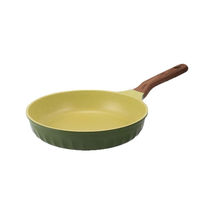 포시즌 올리브그린 우드손잡이 24cm 인덕션 프라이팬 홈플러스 택배배송