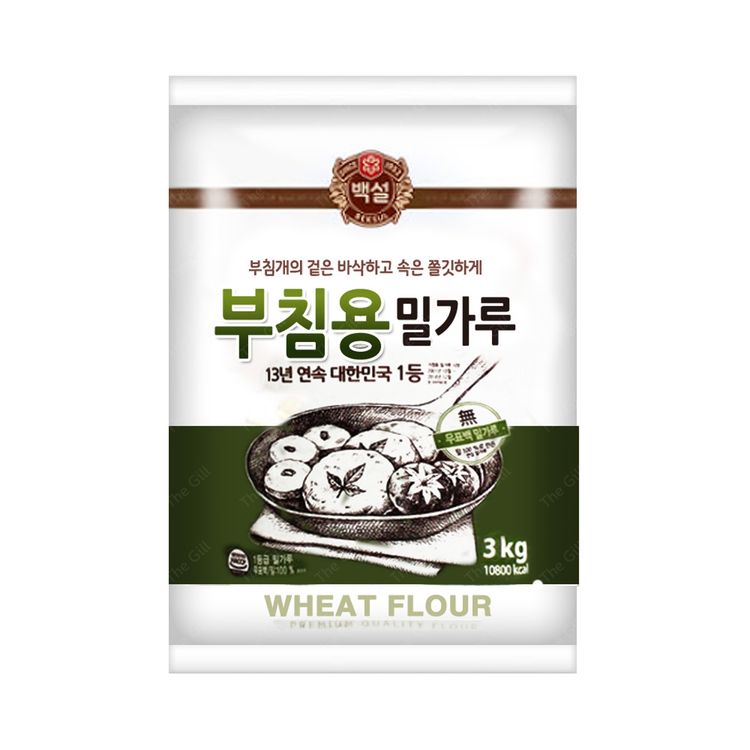 신선하이 식자재 Cj제일제당 백설 부침용밀가루3kg 홈플러스 택배배송