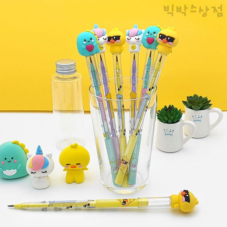 레이지스타 카트리지 연필 1p 랜덤 버전2 B심 캐릭터 샤프 준비물 단체선물 필기구 귀여운 홈플러스 택배배송