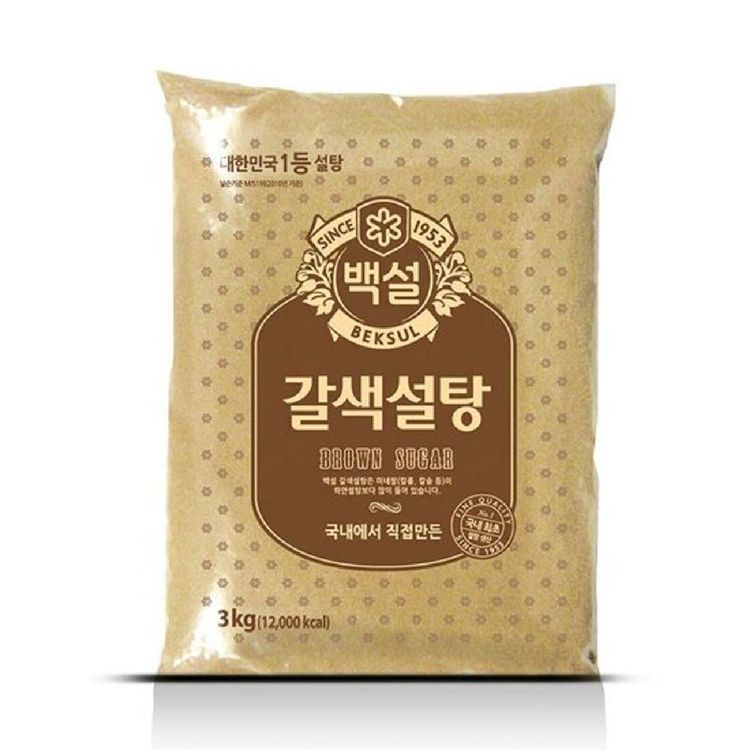 황설탕 갈색설탕3kg 설탕 황설탕 갈색설탕 롱슈가 업소용설탕 백색설탕 설탕가루 담금주 청담 홈플러스 택배배송