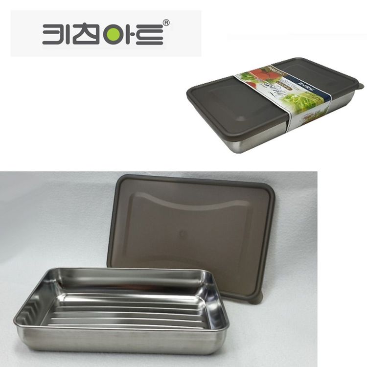 키친아트 Nc2138cb39f 사각 스텐 냉동 용기 피앙새 3호 홈플러스 택배배송