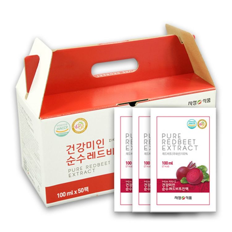건강미인 순수 레드비트진액 100ml X 100팩 홈플러스 택배배송