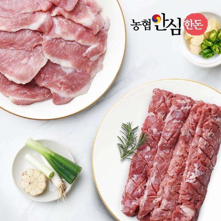 농협안심한돈 냉장 가브리살300g갈매기살300g 총 600g 홈플러스 택배배송