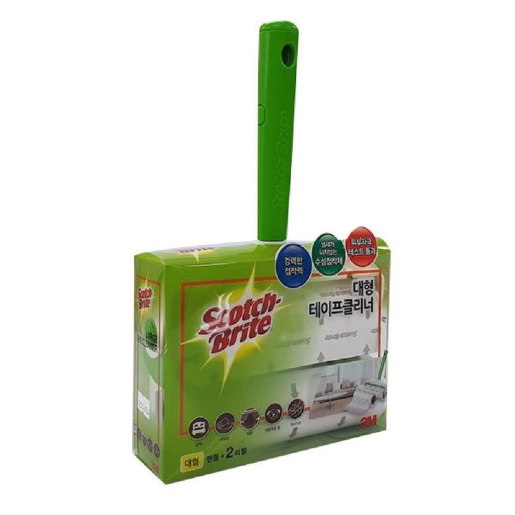3m 스카치 브라이트 대형 테이프 클리너 세트 홈플러스 택배배송