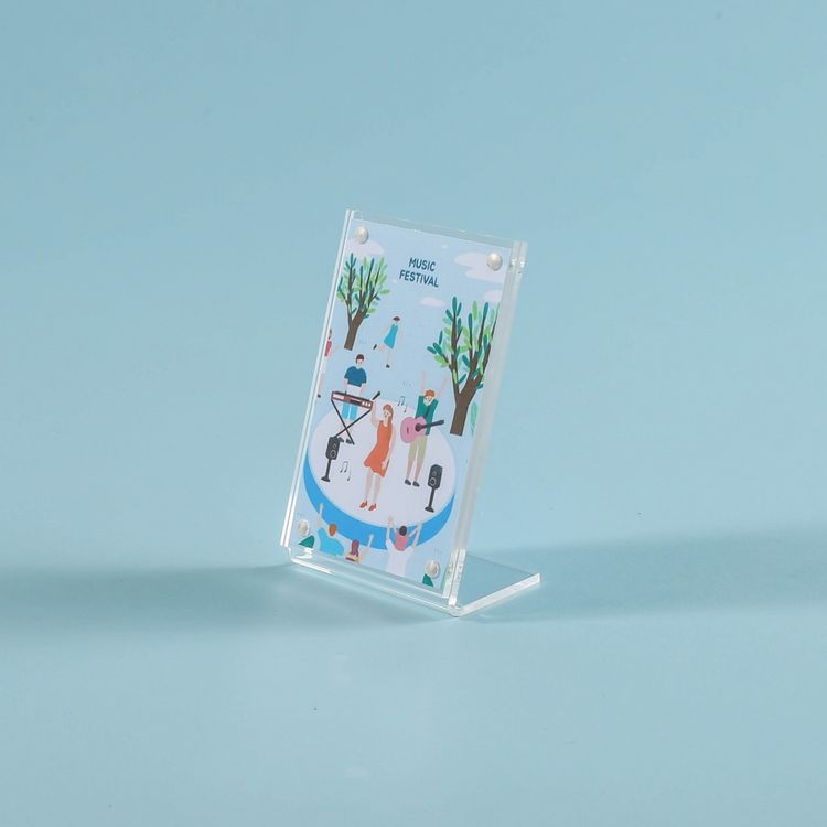 L자형 자석 아크릴 쇼케이스6x9cm 세로형 홈플러스 택배배송