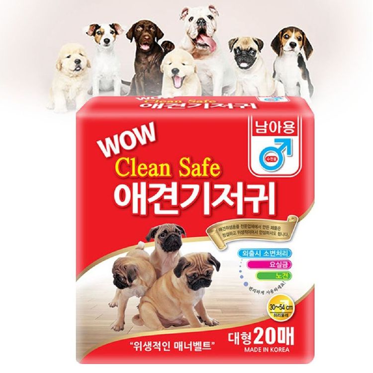 애견팬티 애견 패드 크린세이프 수컷기저귀 대형 X10 홈플러스 택배배송