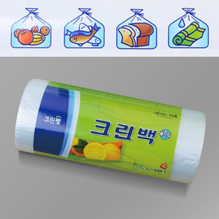 크린랩 크린롤백 500매 17x25cm 일회용 위생백 홈플러스 택배배송