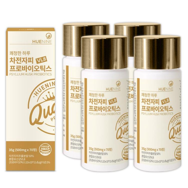 휴나인 쾌청한 하루 차전자피 프로바이오틱스 Vl8 70 X 4개 세트 홈플러스 택배배송