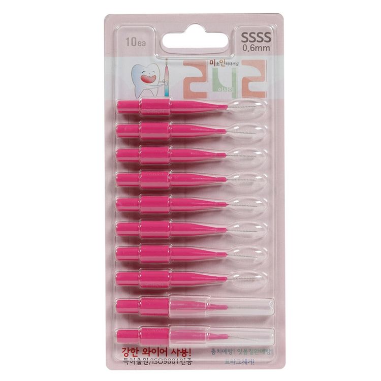 242 치간칫솔 I형 10개입 Ssss06mm 국내생산 홈플러스 택배배송