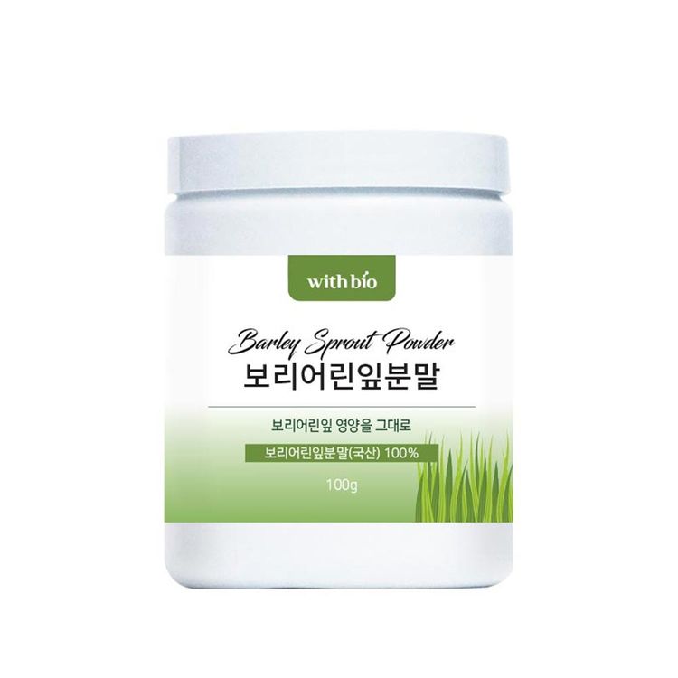 위드바이오 새싹 보리 어린잎 분말 국내산 100g 홈플러스 택배배송