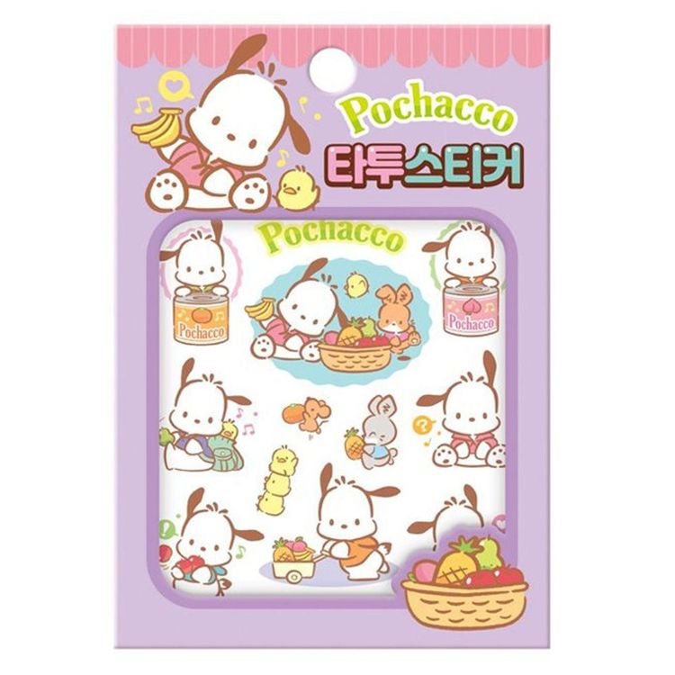 산리오 타투스티커 포차코 4p 뷰티 스티커 꾸미기 홈플러스 택배배송