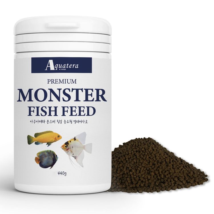 아쿠아테라 몬스터 침강 중소형 열대어사료 440g 홈플러스 택배배송