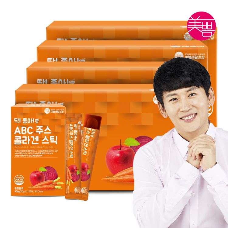 딱좋아 Abc주스 콜라겐 젤리스틱 20g 4박스 총 240포 홈플러스 택배배송
