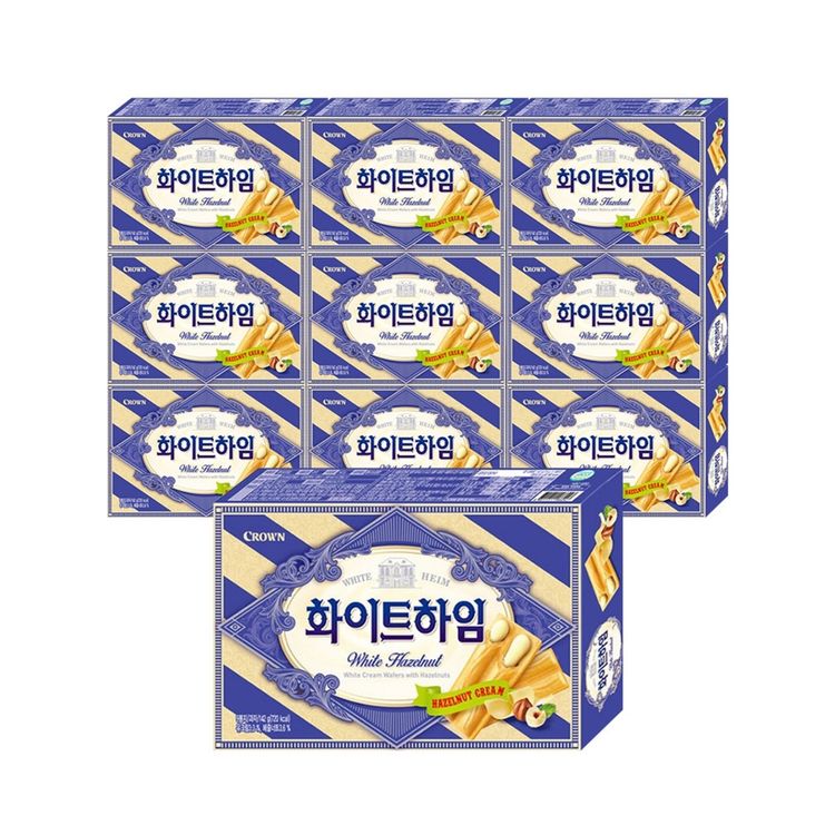 더반 크라운제과 화이트하임142g X 10곽 홈플러스 택배배송