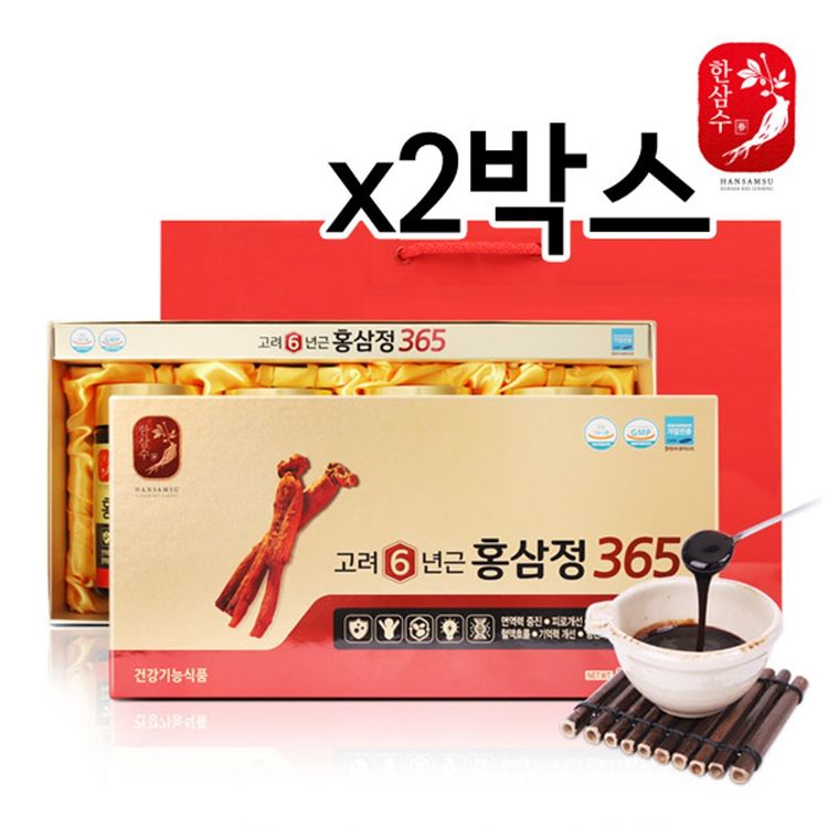 대한홍삼주식회사 한삼수 고려 홍삼정365 4p 홍삼농축 2box 홈플러스 택배배송