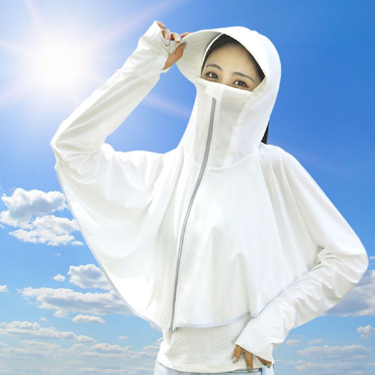 빼다 여성 여름 긴팔 망토 바라클라바 복면 후드집업 홈플러스 택배배송