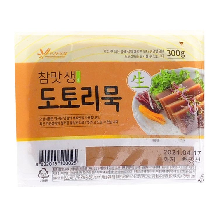 탱글탱글 참맛 생 도토리묵300g 3팩 홈플러스 택배배송