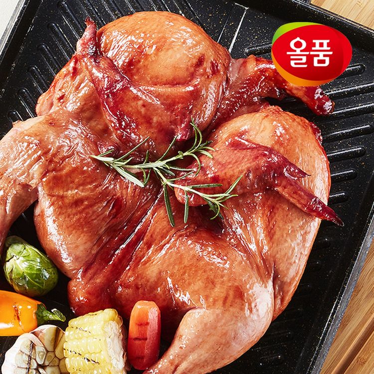 올품 냉동 훈제 통닭 700g X 5봉 훈제치킨 에어프라이어치킨 홈플러스 택배배송