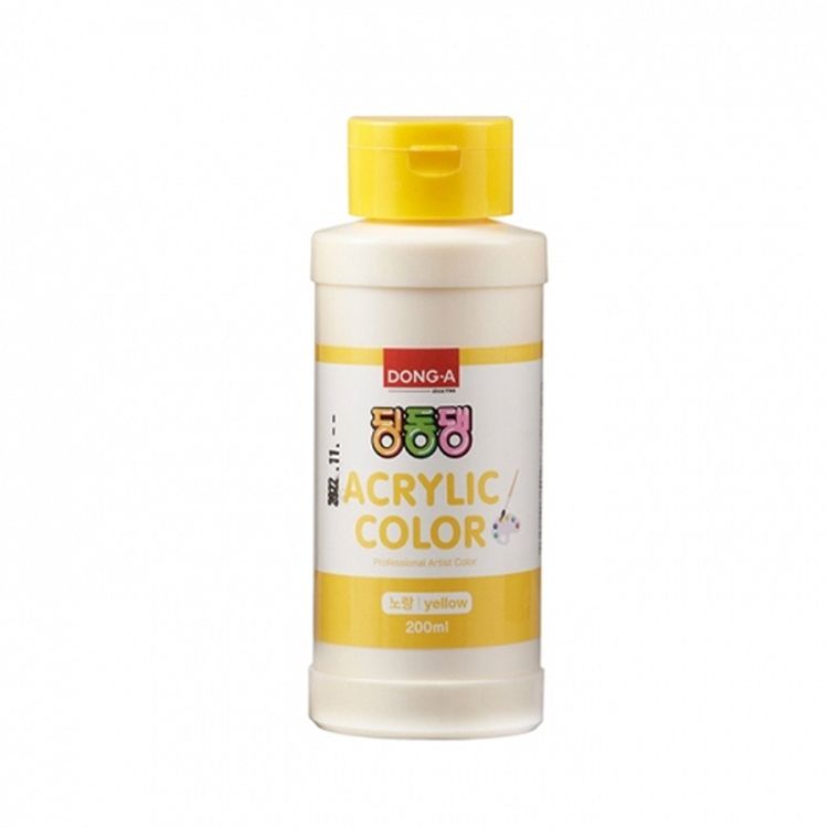 9151880 딩동댕 아크릴물감 200ml 노랑 홈플러스 택배배송