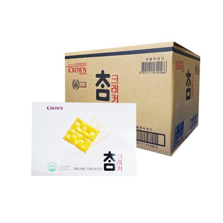 더반 크라운제과 참크래커280g X 10곽1박스 홈플러스 택배배송