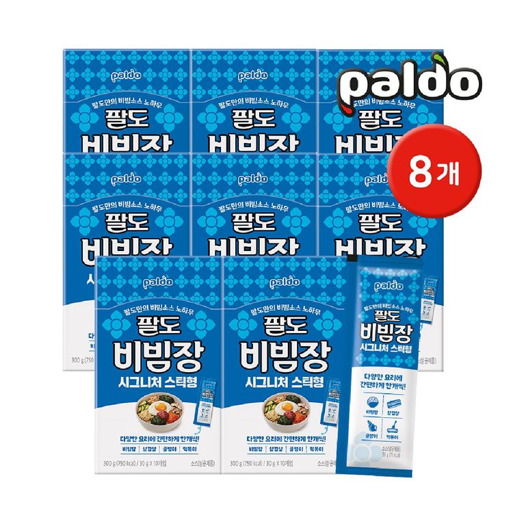 팔도 비빔장 시그니처 스틱형 300g 30gx10개입 8개 비빔면소스 간편소스 홈플러스 택배배송
