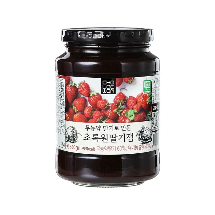 초록원 무농약딸기잼 580g 홈플러스 택배배송