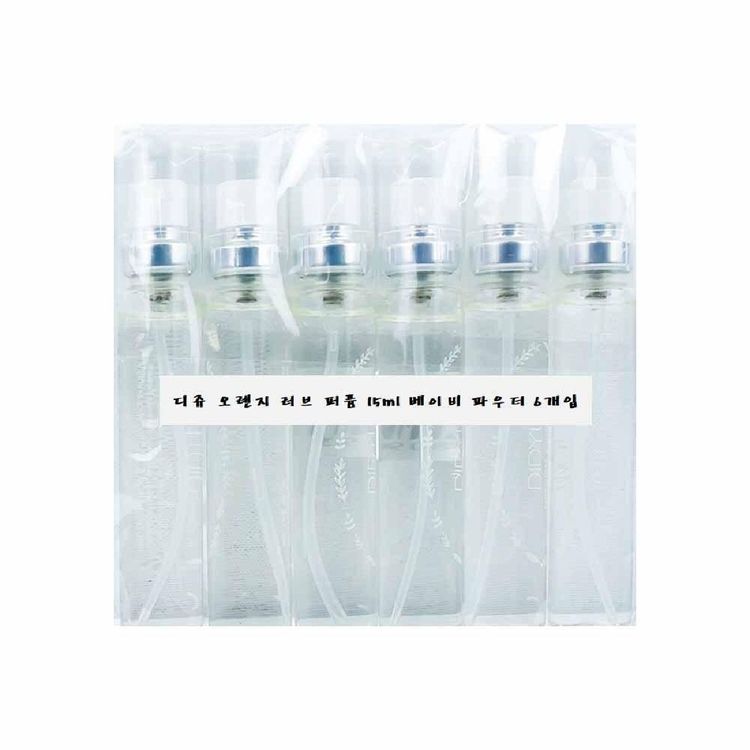 디쥬 오렌지 러브 퍼퓸 15ml 베이비 파우더 6개입 홈플러스 택배배송