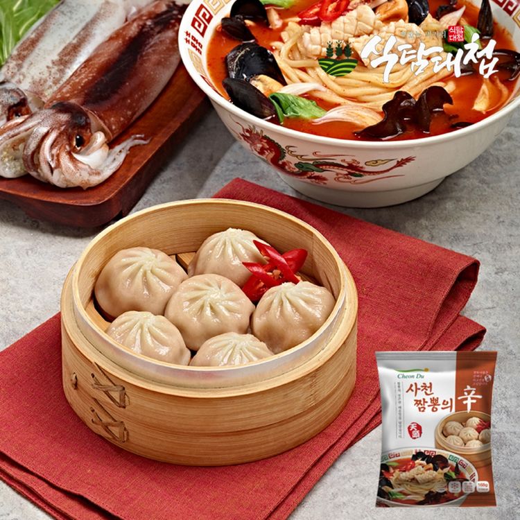 식탐대첩 풀잎마켓 신선한재료 사천짬뽕의신 168gx5봉 홈플러스 택배배송