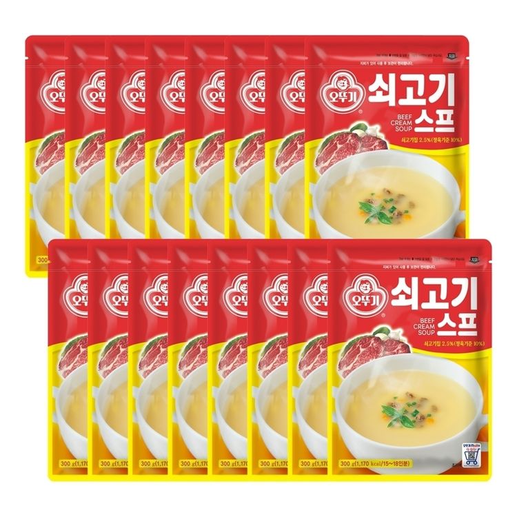 오뚜기 쇠고기스프 300g 16개 홈플러스 택배배송